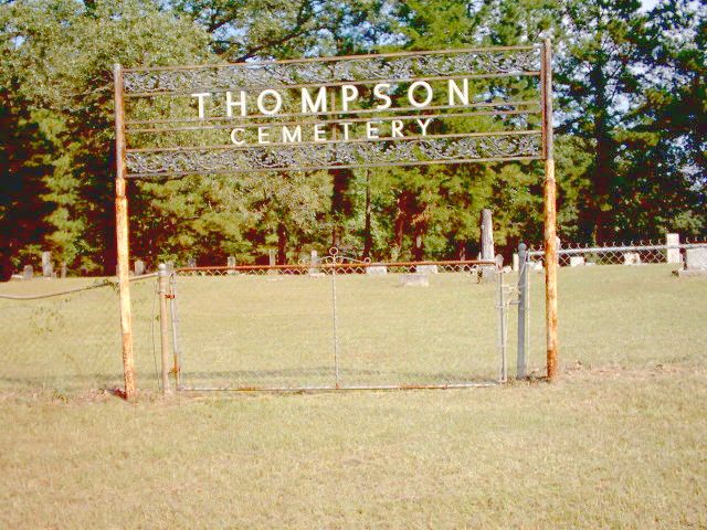 Thompson Cemetery Panola Co. Tx Gloria B. Mayfield